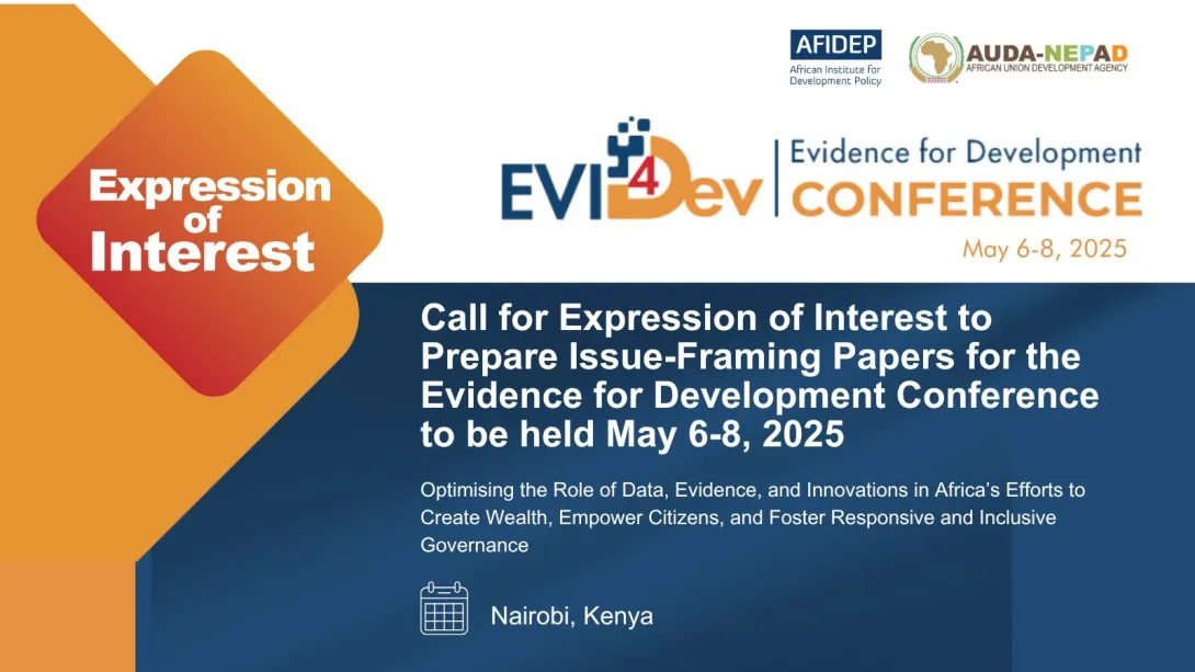 Call for Expression of Interest to Prepare Issue-Framing Papers for the Evidence for Development ...